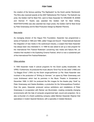 Pressbook fish tank | PDF