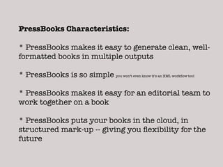 Pressbooks Demo Deck | PDF