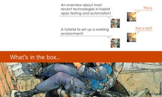 Designing an effective hybrid apps automation framework | PDF