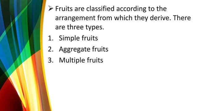 Classification of Fruit | PPTX | Gardening | Home & Garden