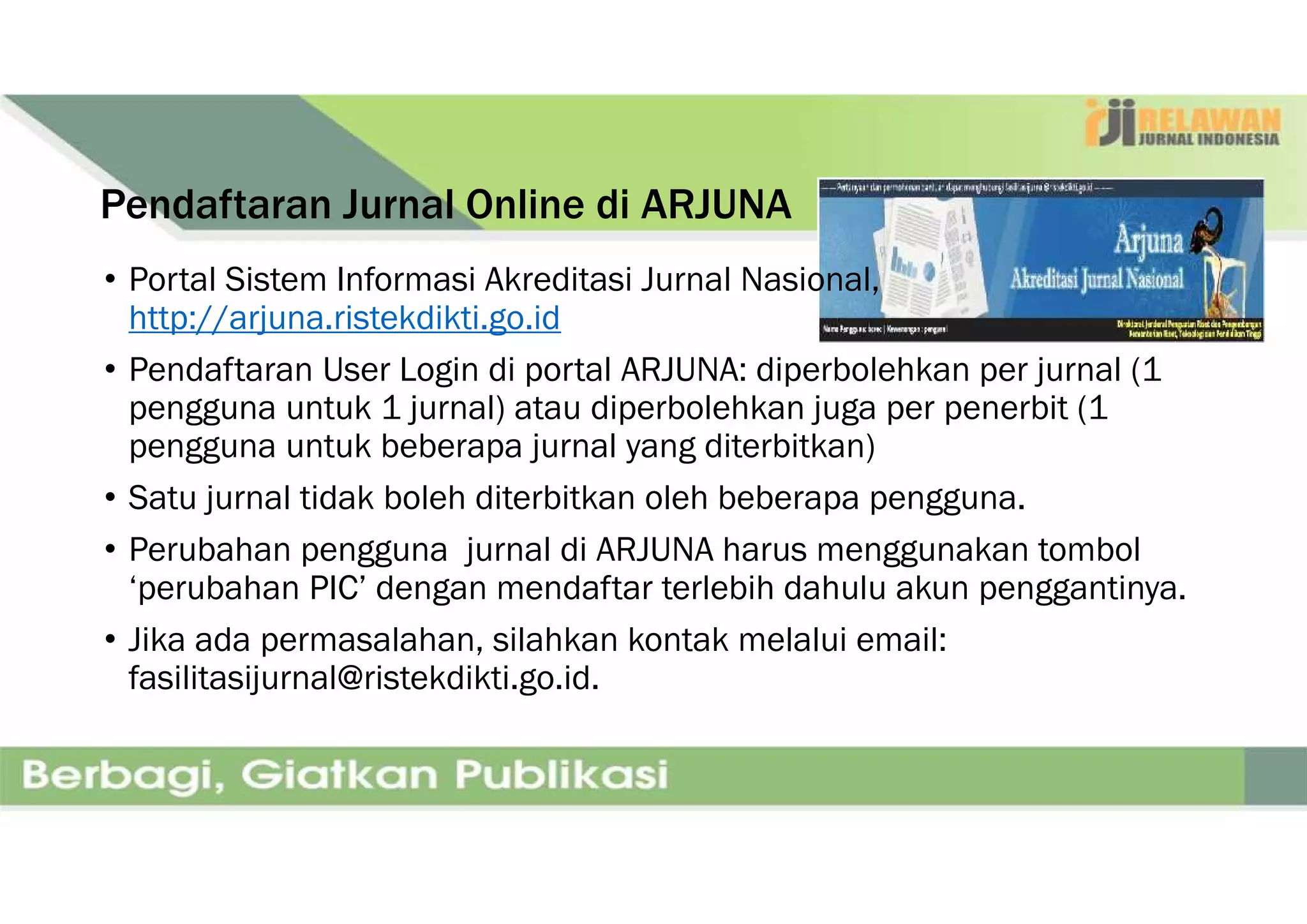 Pengembangan Mutu Jurnal Nasional Menuju Terakreditasi | PDF