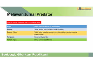 Pengembangan Mutu Jurnal Nasional Menuju Terakreditasi | PDF