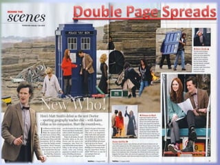 double page spread research | PPTX