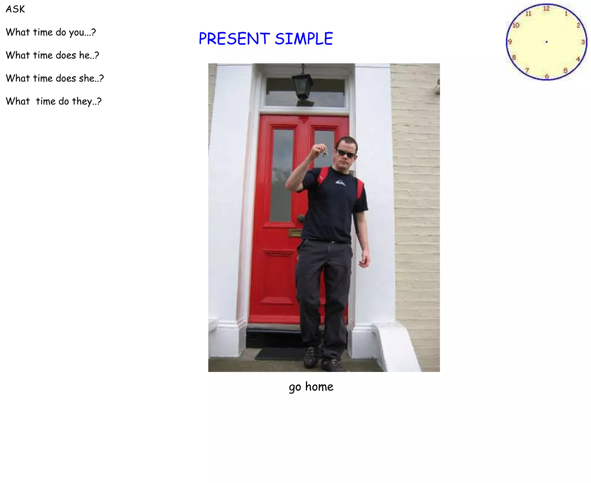 Present simple - habit / times | PPT