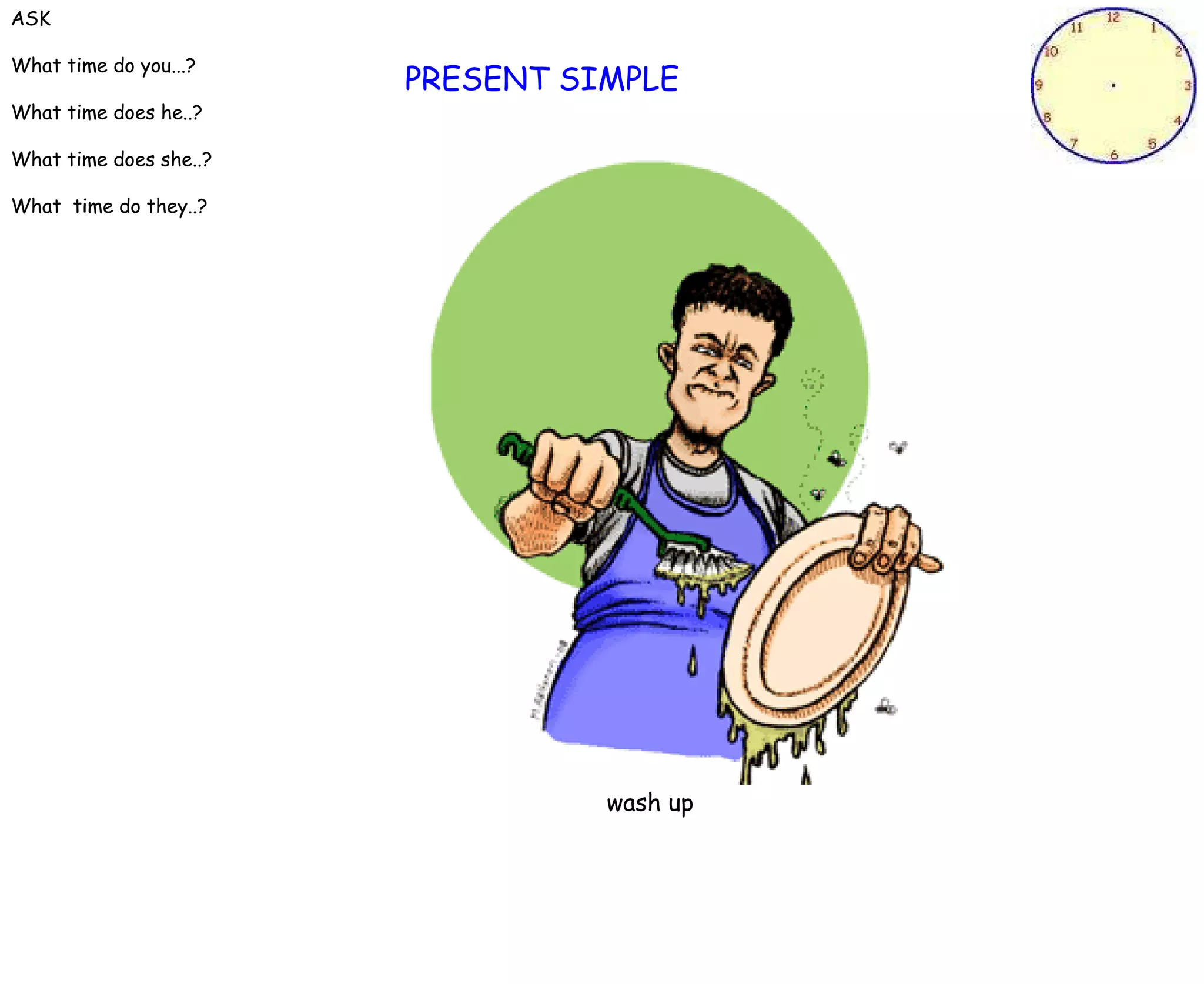 Present simple - habit / times | PPT