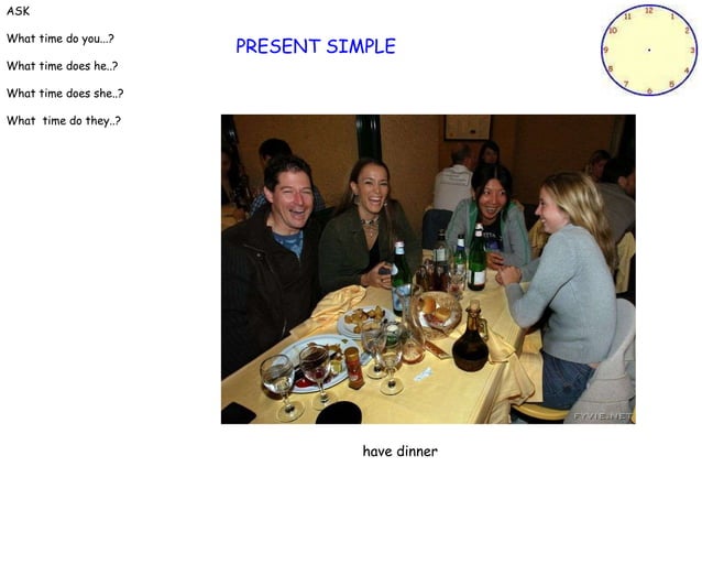 Present simple - habit / times | PPT