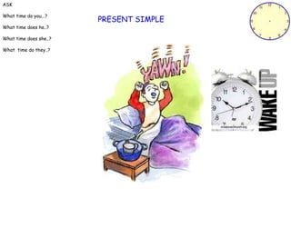 Present simple - habit / times | PPT