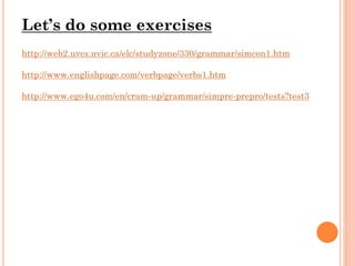 Pres simp pres_continuous | PPT