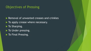 Presentation on Textile Pressing | PPTX