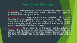 Presentation on Textile Pressing | PPTX