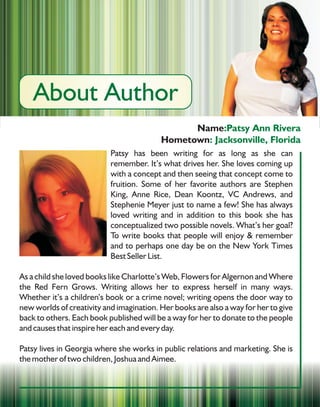 Press Kit Patsy Rivera Books | PDF