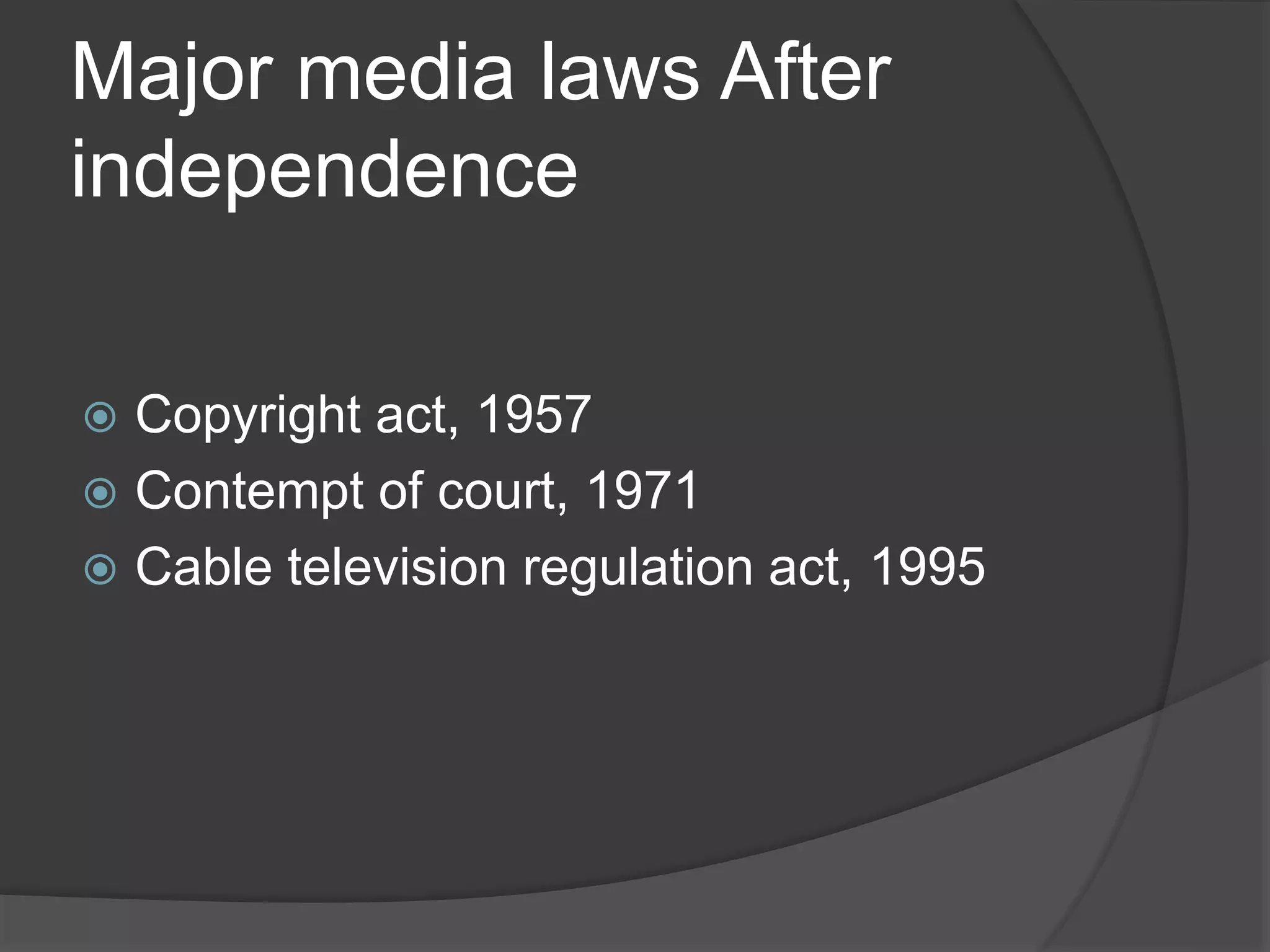 MEDIA LAWS AND ETHICS | PPTX