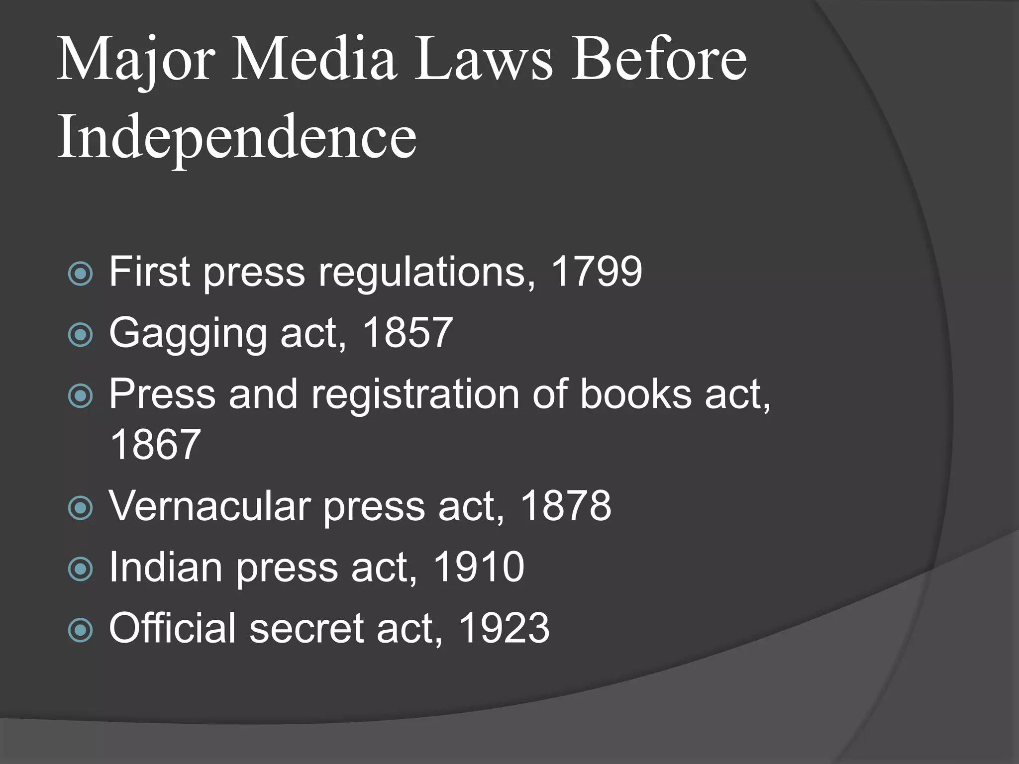 MEDIA LAWS AND ETHICS | PPTX