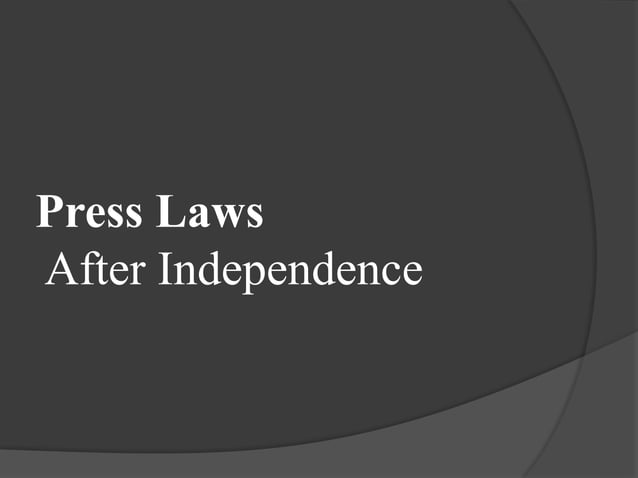 MEDIA LAWS AND ETHICS | PPTX