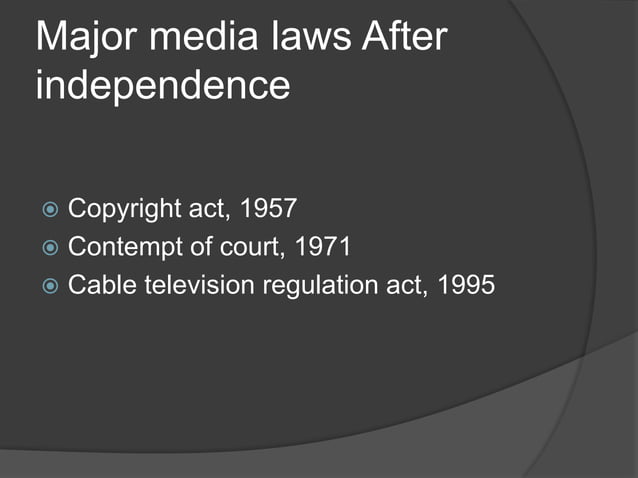 MEDIA LAWS AND ETHICS | PPTX