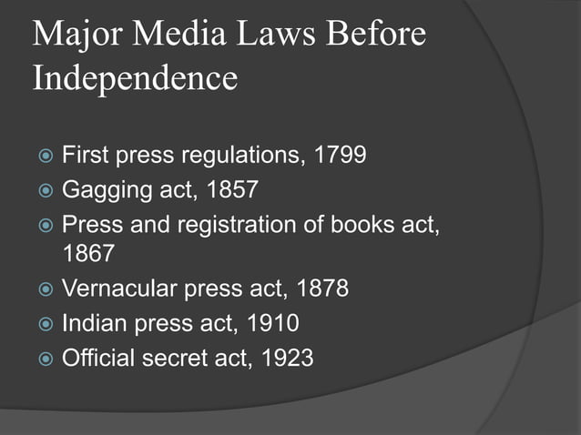 MEDIA LAWS AND ETHICS | PPTX