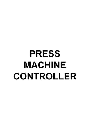 Press machine controller | PDF