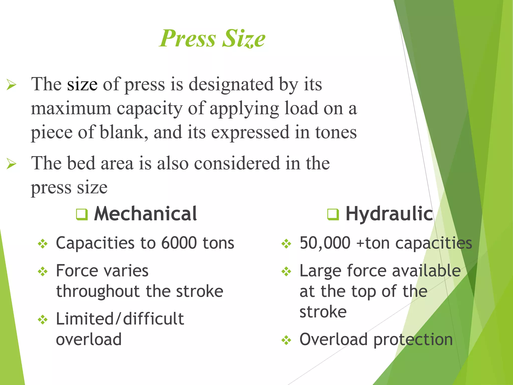 Press machines ppt | PPTX