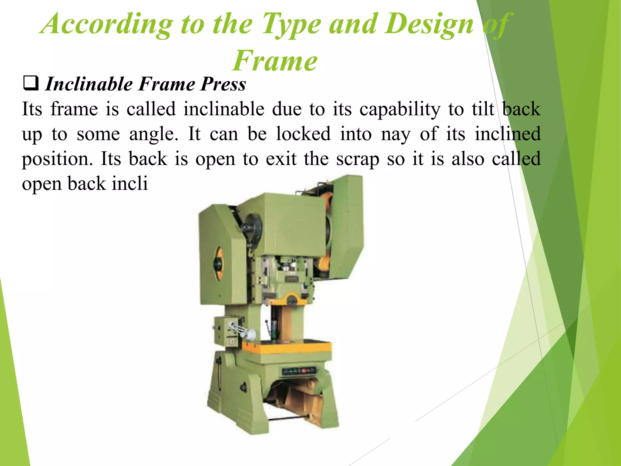Press machines ppt | PPTX