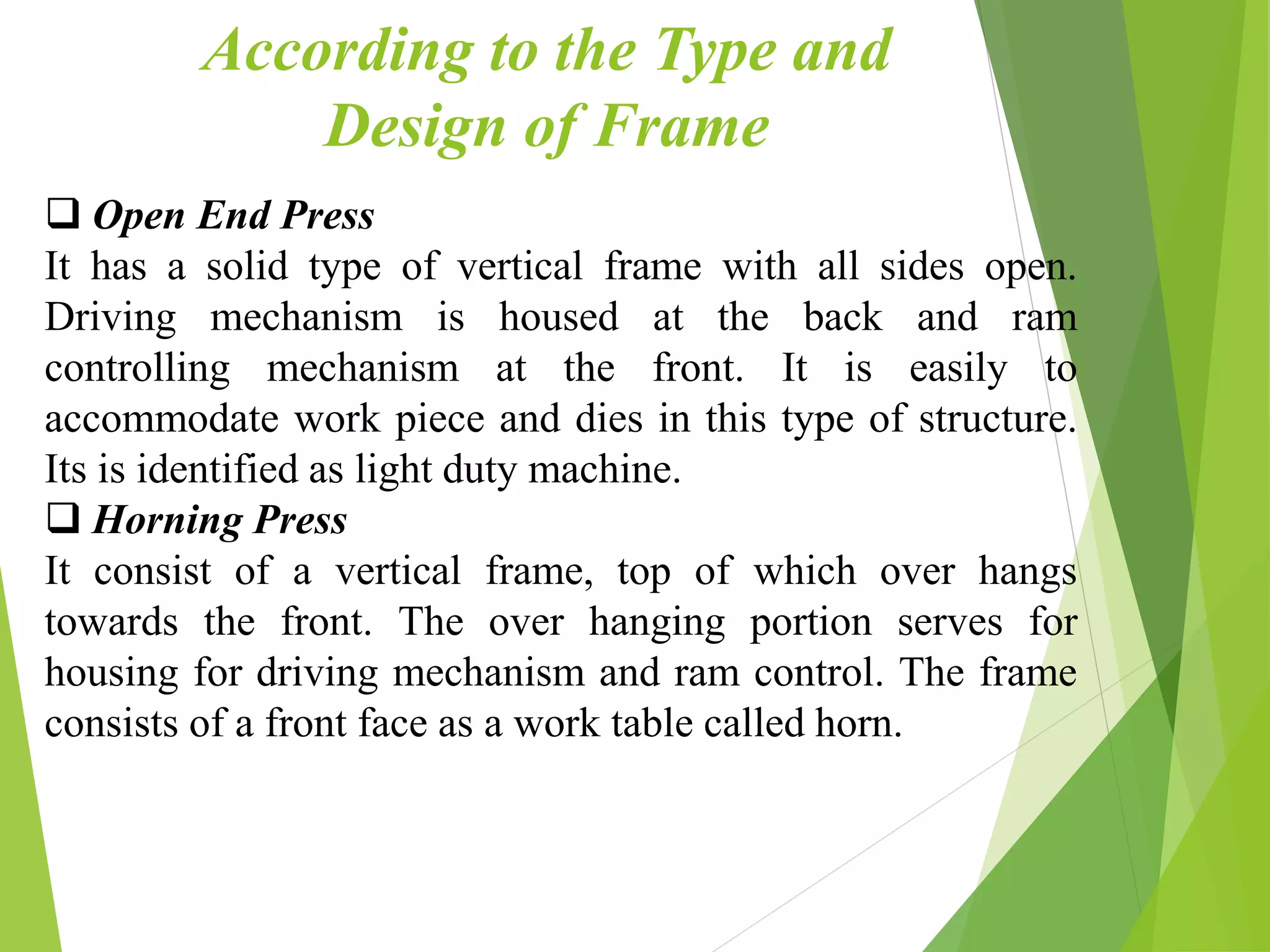 Press machines ppt | PPTX