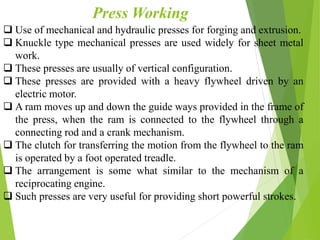 Press machines ppt | PPTX