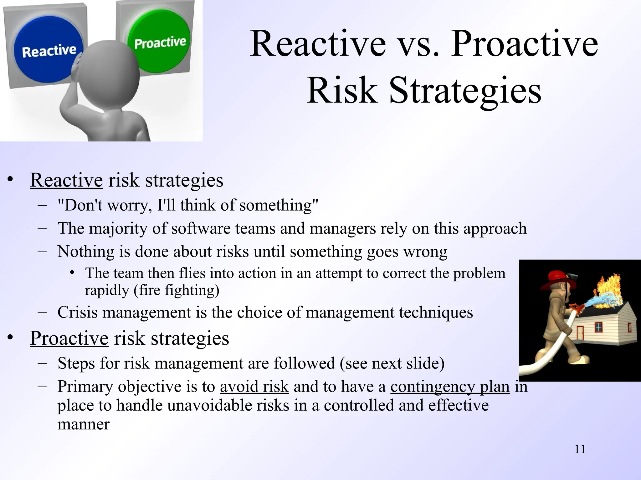 Risk management for business and the way to avoid risk | PPT