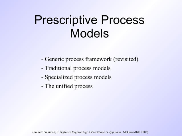 Pressman ch-3-prescriptive-process-models | PPT