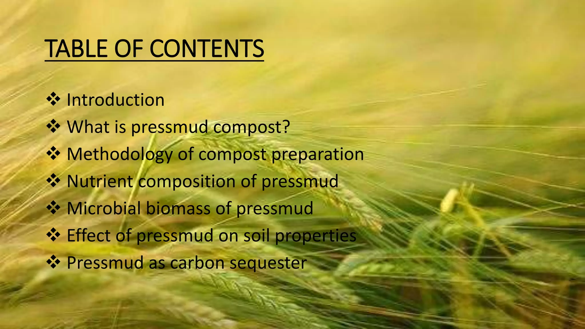 PRESSMUD COMPOST | PPTX