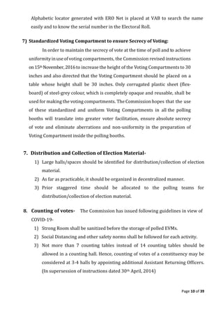 General Election to the Legislative Assembly of Bihar 2020 - Schedule ...
