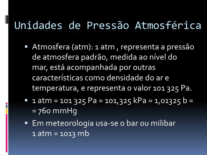 Pressão atmosférica