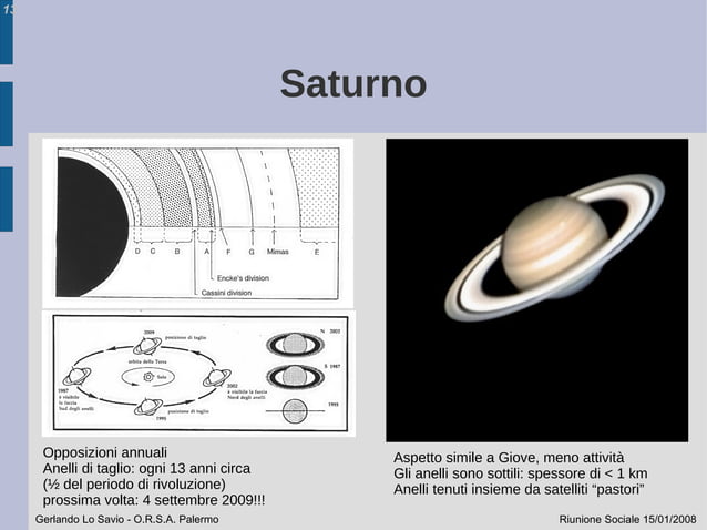 Sistema Solare: Orbite, effemeridi, aspetto dei pianeti | PDF