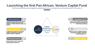 Cathay AfricInvest Innovation Overview | PPT