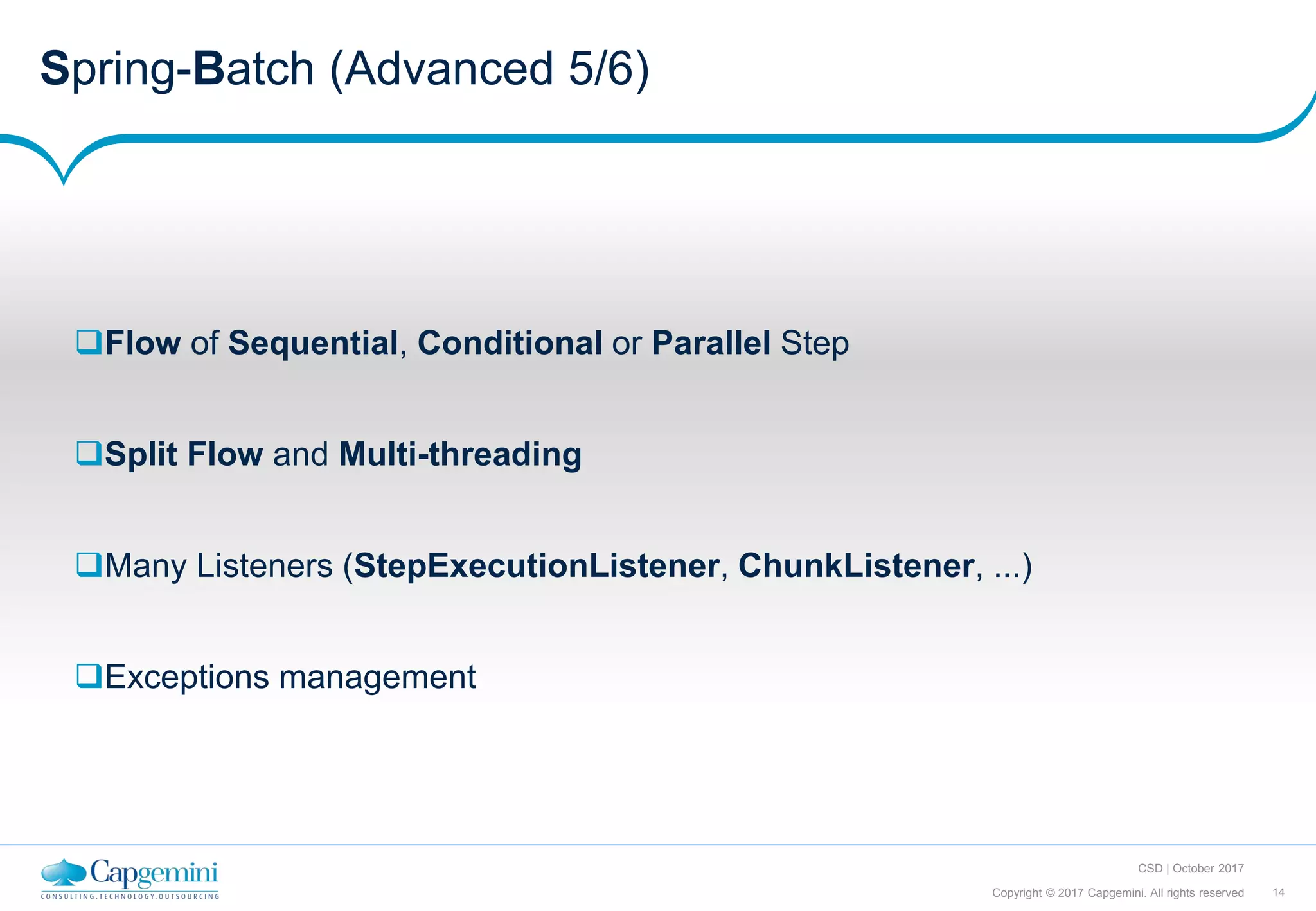 Spring & SpringBatch EN | PPTX