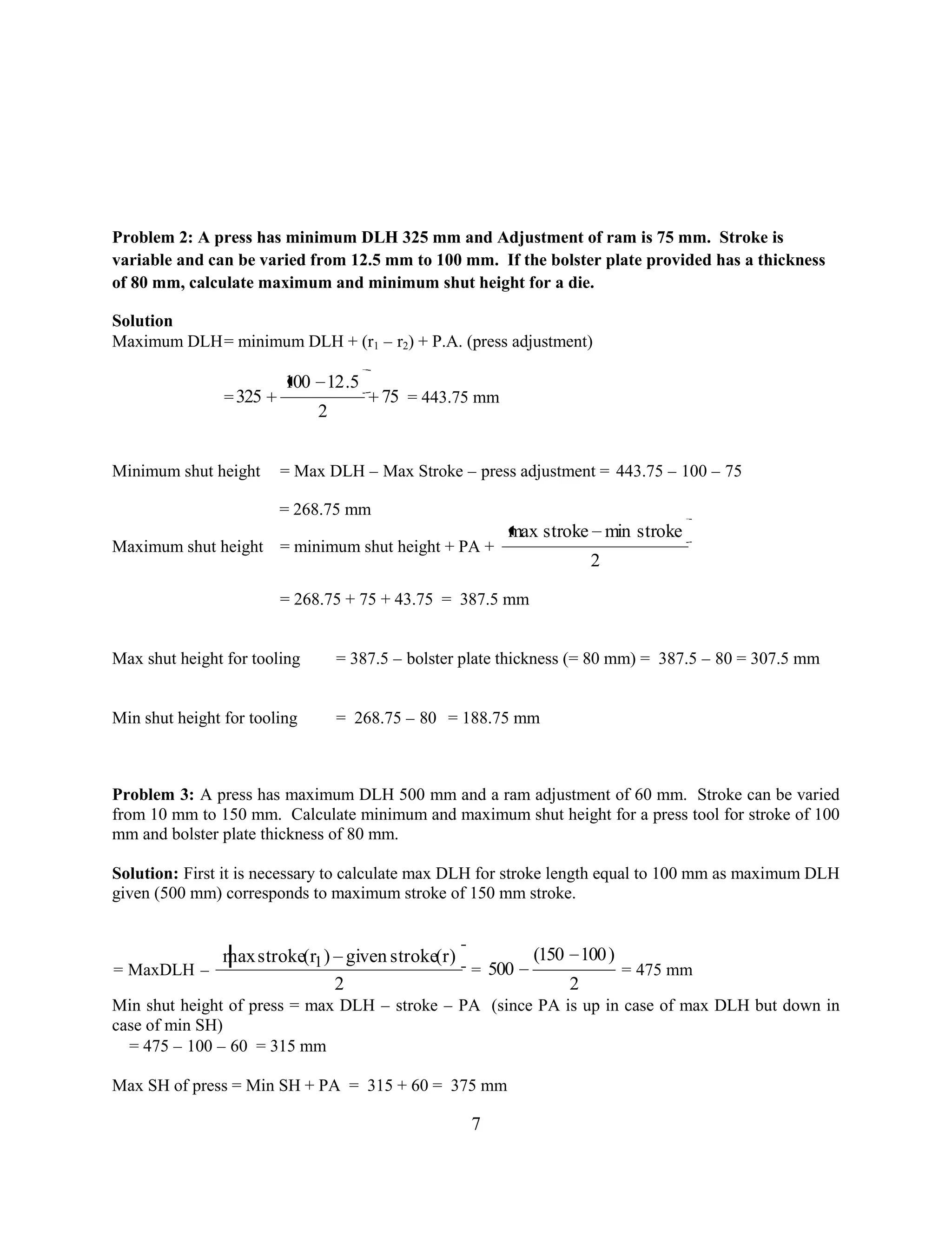 Press problems | DOCX
