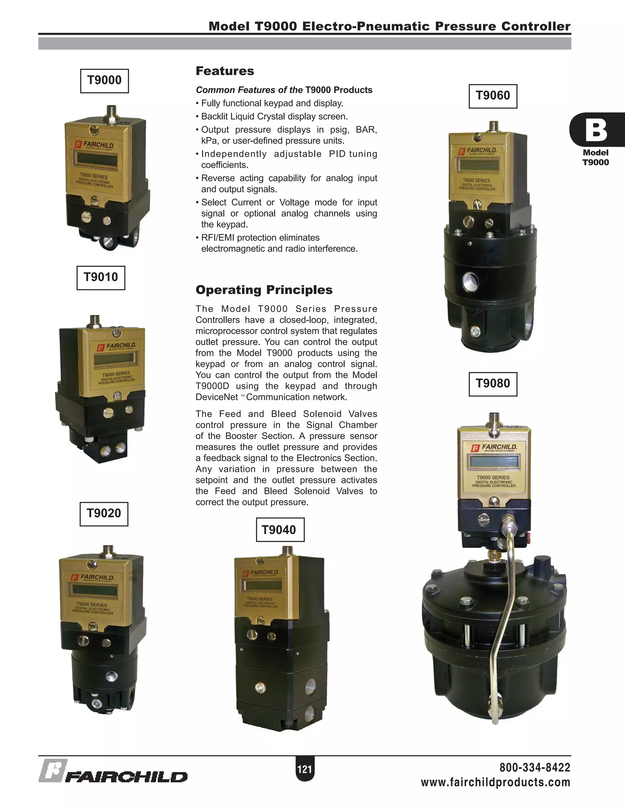 Electro-Pneumatic Pressure Controller and I/P Transducer | PDF