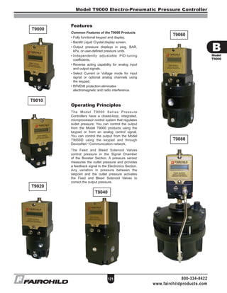 Electro-Pneumatic Pressure Controller and I/P Transducer | PDF