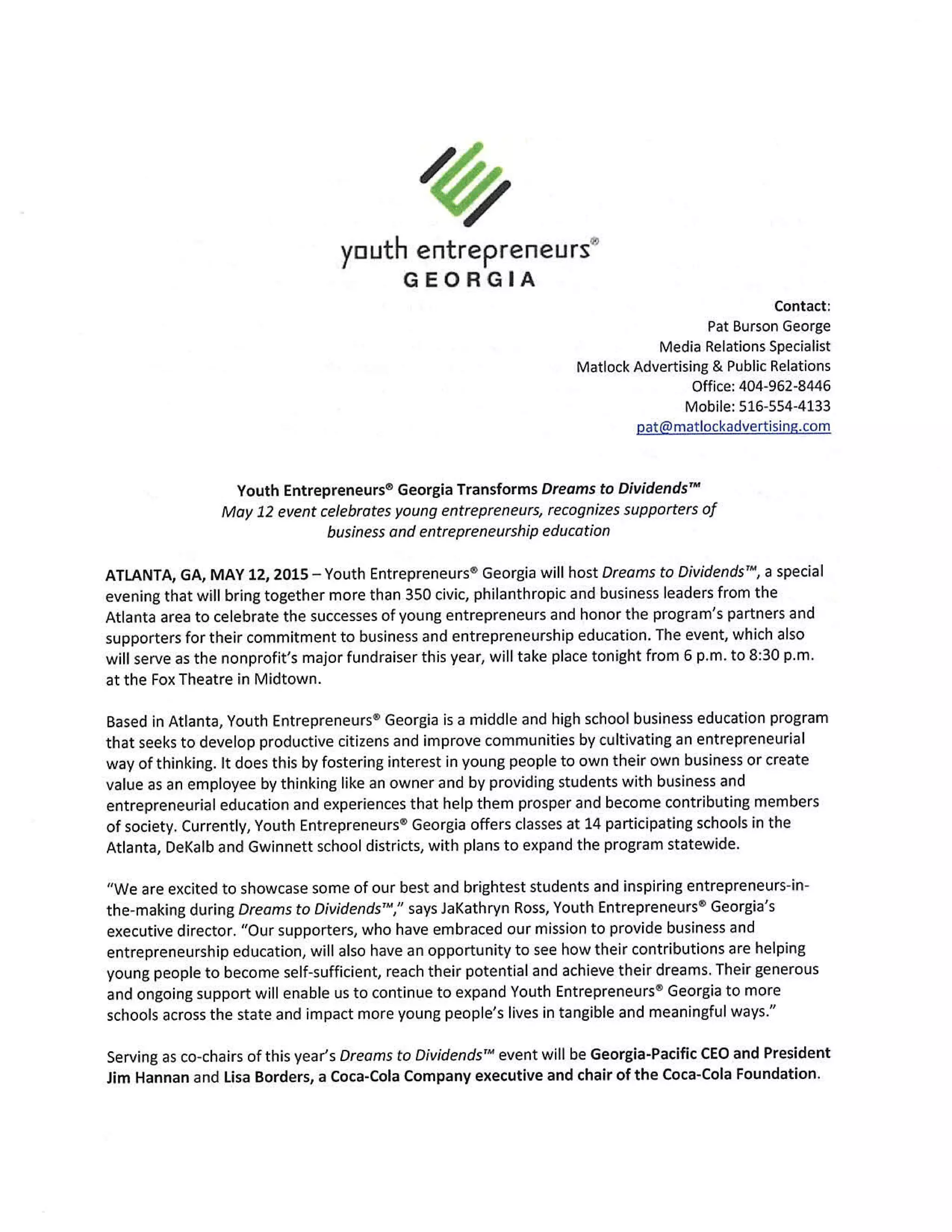 PR writing sample: News release | PDF