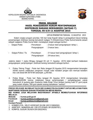 Press release bid humas 2 | PDF