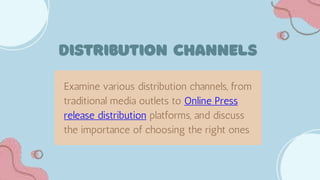 Press Release Distribution. power point. | PPTX