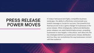 press release distribution services.pptx