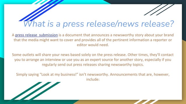 Press release ppt.pptx