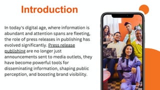 understanding the role of press release publishing | PDF