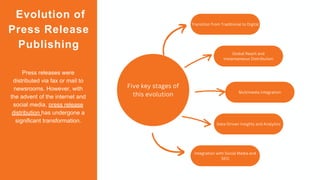 understanding the role of press release publishing | PDF
