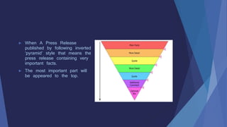 Press Release presentation, Press Release slide, press release in ...