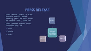 Press Release presentation, Press Release slide, press release in ...