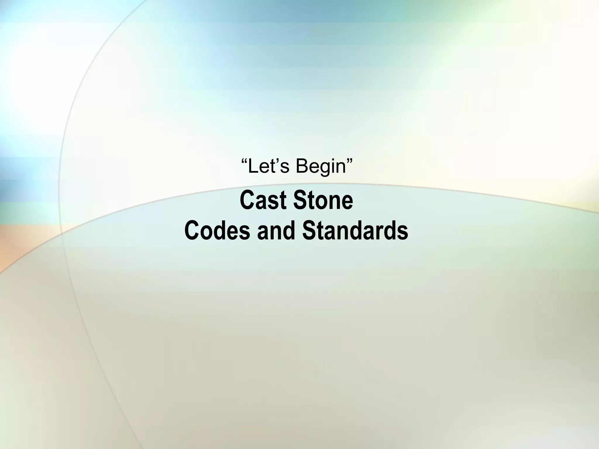 Pres Standards Codes | PPT