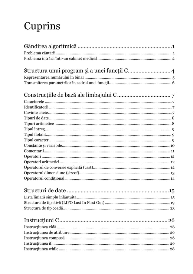 carte-informatica-limbajul-c | PDF