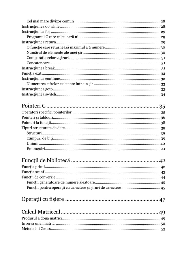 carte-informatica-limbajul-c | PDF
