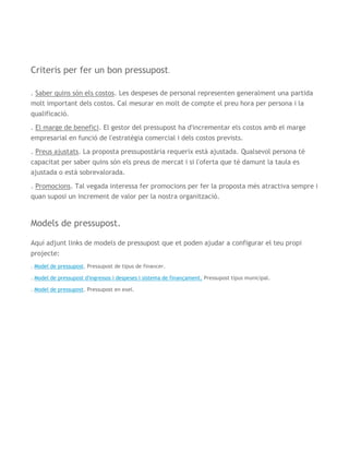 Pressupost 3 11_16 | PDF