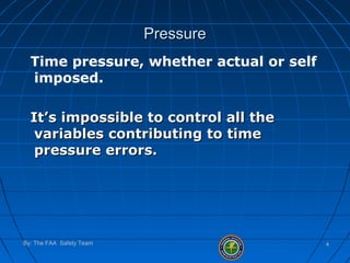 Human Factos: Pressure | PPT